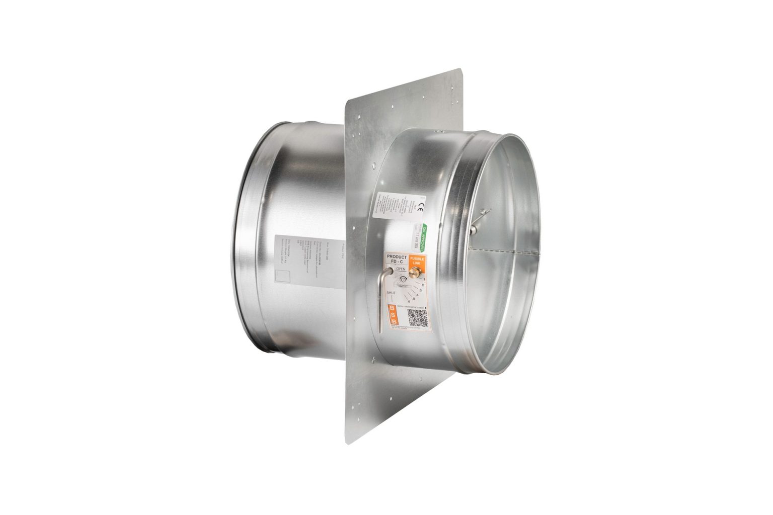 FD-C Series Mechanical Circular Fire Damper - BSB Dampers