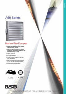 A60 Series Marine Fire Damper - BSB Dampers